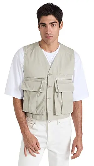Lemaire Reporter Vest - Abbey Stone | Editorialist